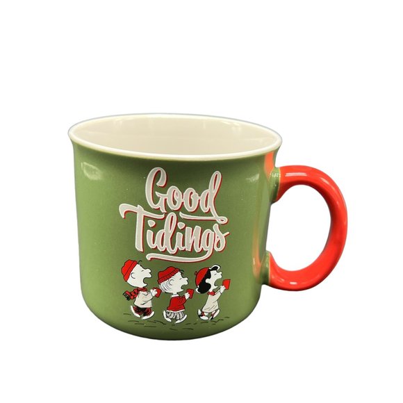 Gibson | Holiday | Peanuts Charlie Brown Lucy Linus Green Good Tidings ...